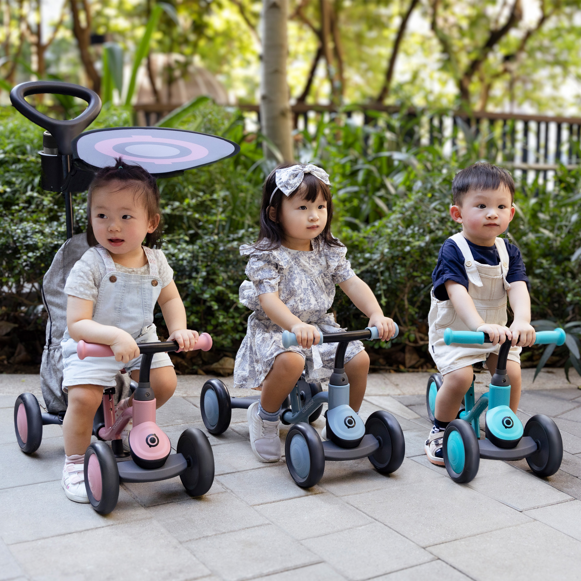 Kids Riding Tricycles